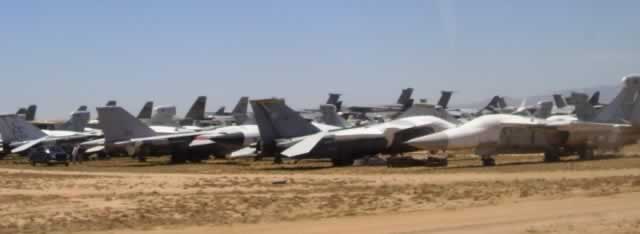 Davis-Monthan AFB, Tucson, AZ, largest aircraft boneyard in the world ...
